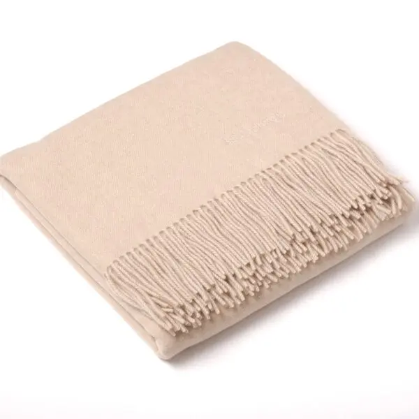 BEL CASHMERE Neutrals Big Cashmere Blanket - Beige