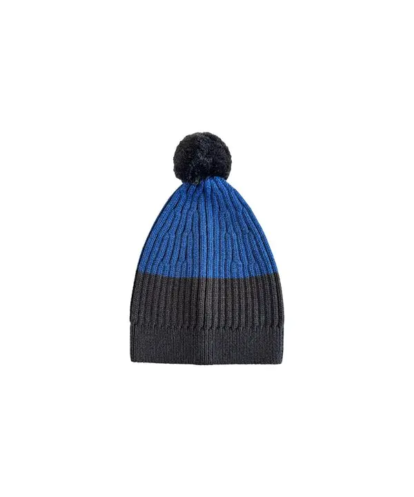 MABLI Blue / Black Gwyllion Beanie Umber / Denim - Blue/black