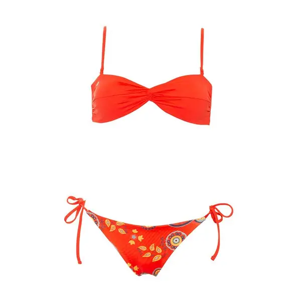 AULALA PARIS Aulala X Moon Art Bikini Daisy - Red