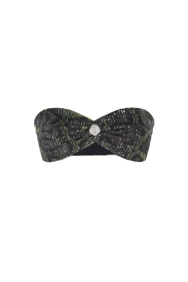 NO'DESIGN Caterina Strapless Bustier - Green