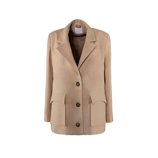 VESTIAIRE D'UN OISEAU LIBRE Neutrals Camelhair Jacket - Beige