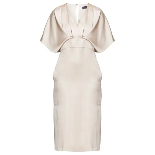 HELEN MCALINDEN Neutrals Eabha Ivory Dress - White