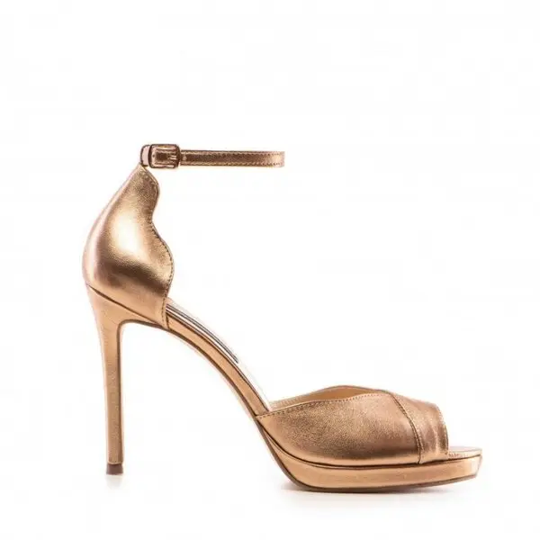THE 5TH ELEMENT Liana Bronze Sandals - Gold