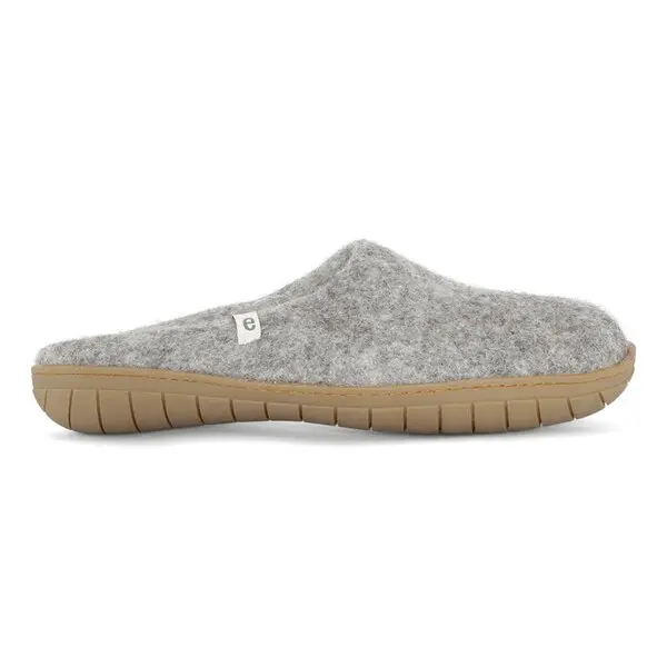 EGOS COPENHAGEN Natural Rubber Sole Slipper - Grey