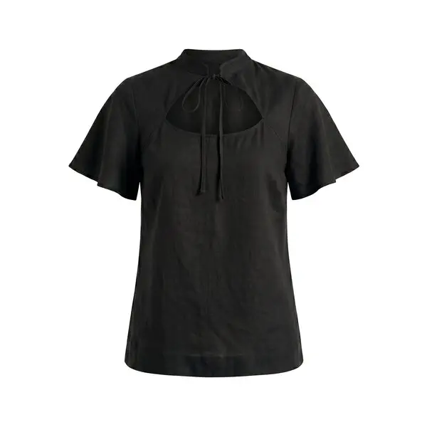 LILY AND LIONEL Camille Flutter Sleeve Top