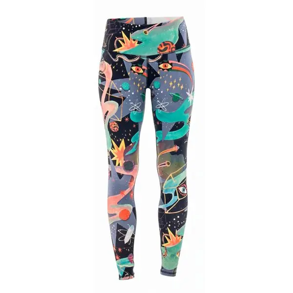 PITAYA YOGA Door Of The Cosmos Leggings Bamboo - Black