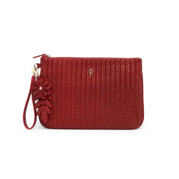 OTRERA Braided Clutch - Red