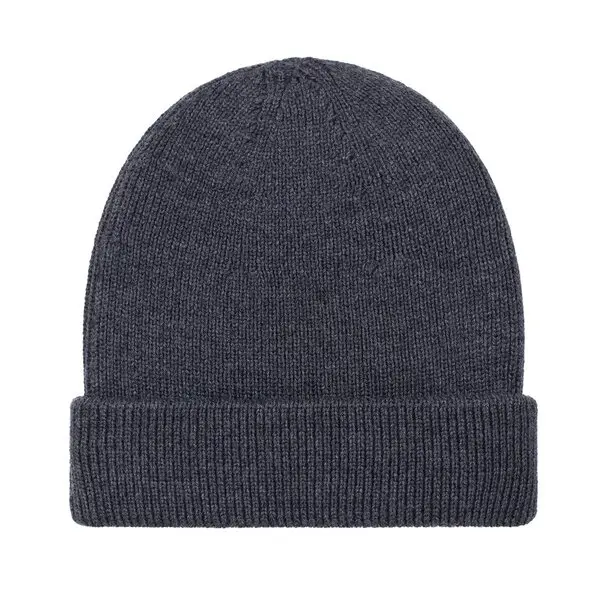 PAUL JAMES KNITWEAR Heavyweight Merino Activewear Beanie Charcoal - Grey
