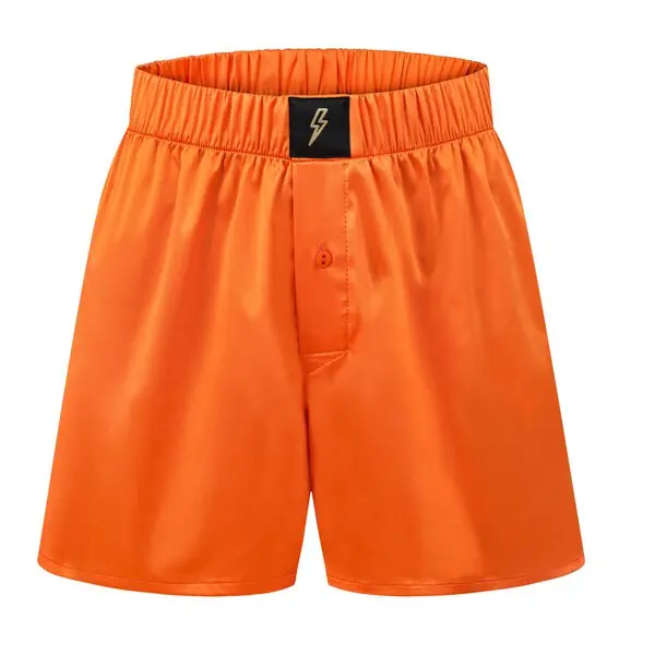 EKCENTRIK Satin Boxers Wild Sunrise - Orange