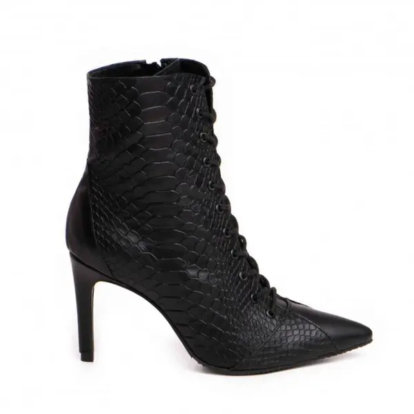 THE 5TH ELEMENT Daria Mid-ankle Slim Boots - Black