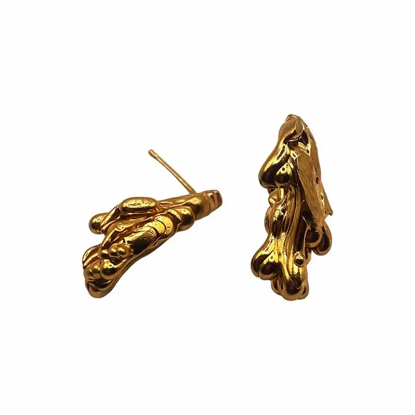 MOCA JEWELLERY Drop Earrings Vermeil - Gold