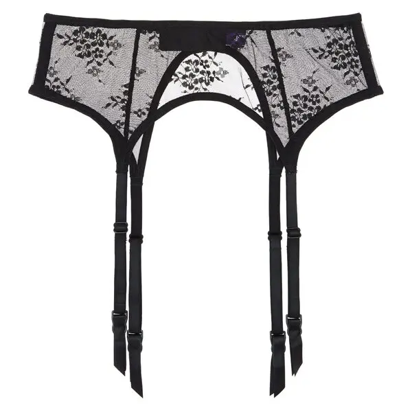 JOURNELLE Romy Suspender Belt Noir - Black