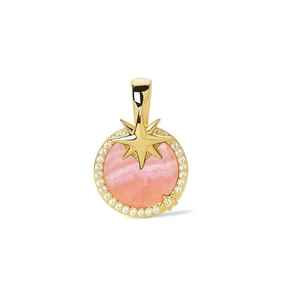 FREQNC ATELIER Star Charm Rhodochrosite - Pink