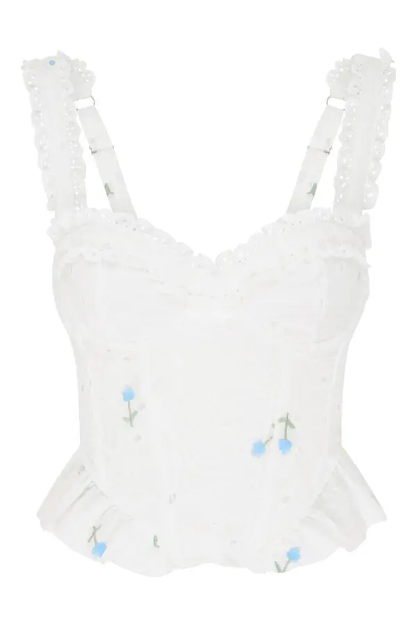 WILD LOVERS LONDON Pauline Corset - White