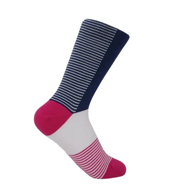 PEPER HAROW - MADE IN ENGLAND Navy Anne Socks - Blue