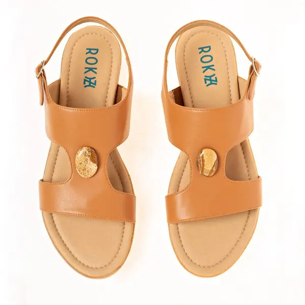 ROKHZ Toffee With Picture Jasper - Brown