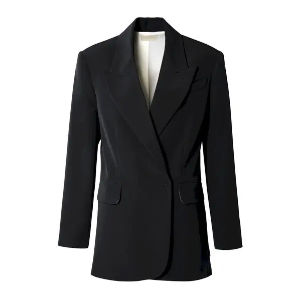 AGGI BY HALEWSKI Blair Neutral Oversized Blazer