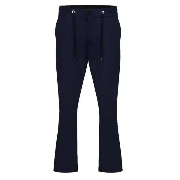 DAVID WEJ Paco Loose Fit Chinos Navy - Blue