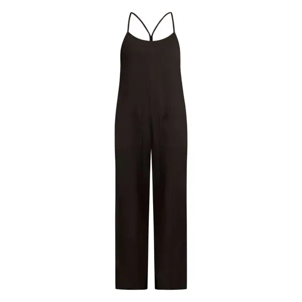 KNOWN SUPPLY Front Pocket Overalls Raven - Black