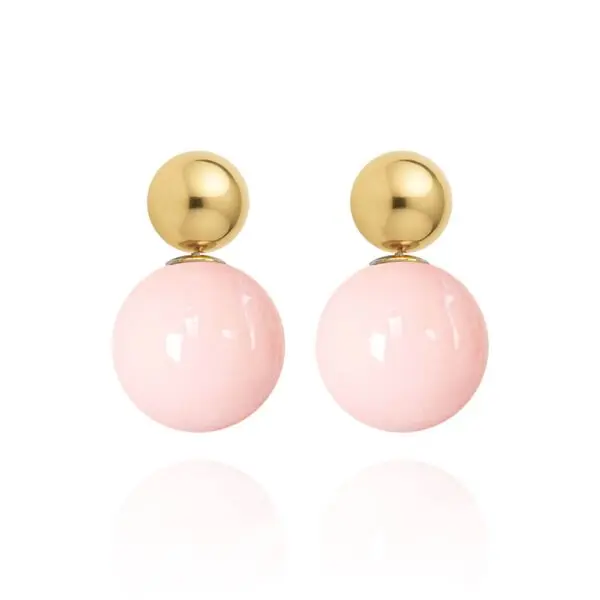 SAULE LABEL Lilou Earrings In Ballet - Pink