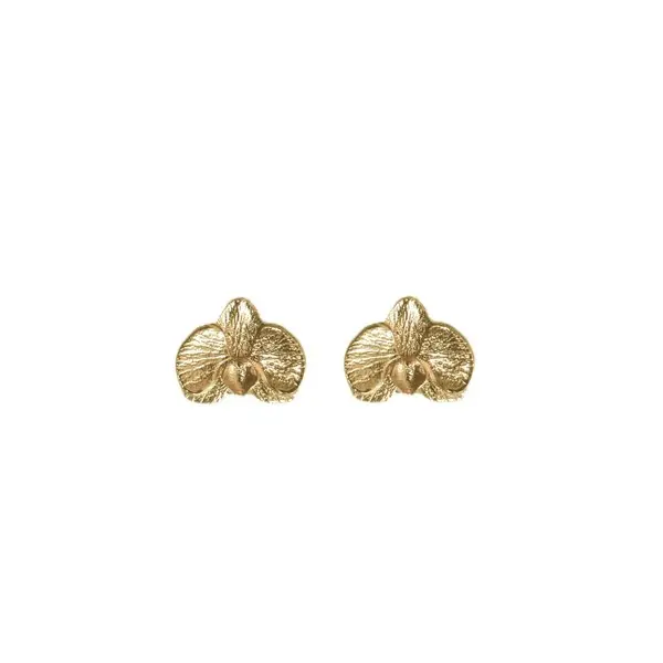 ALEGORIA JEWELLERY Orchid Earrings - Gold