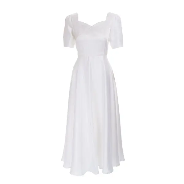 SOFIA TSERETELI Royal Lustre Gown - White