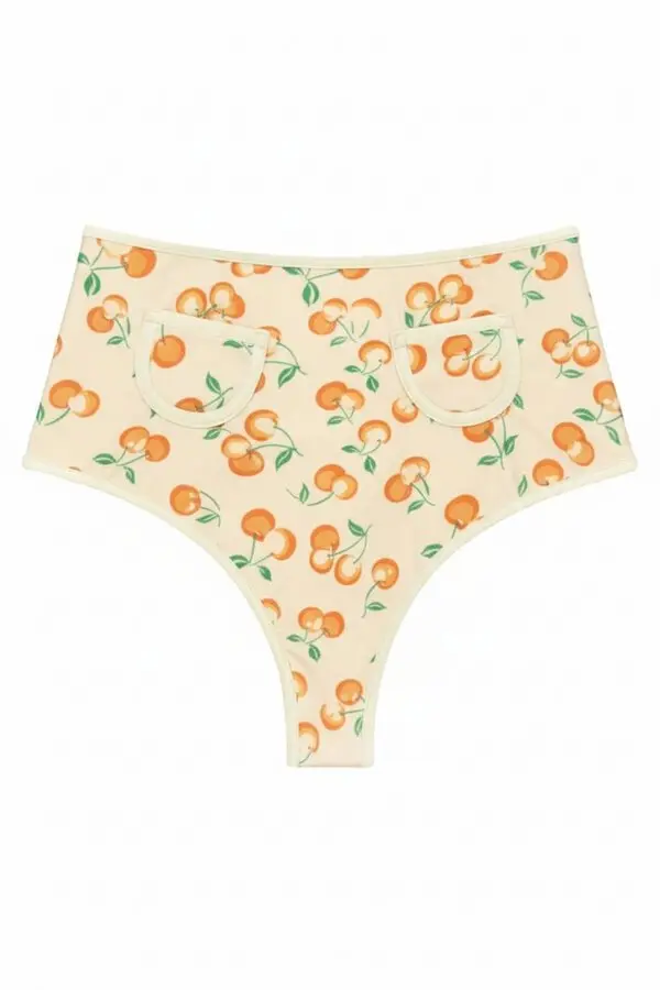 MONTCE Cherry Sherbet Polly Bikini Bottom - Red