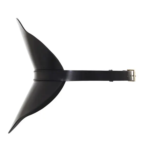 HAUTE CUIR Ivy Side Corset Leather Belt - Black