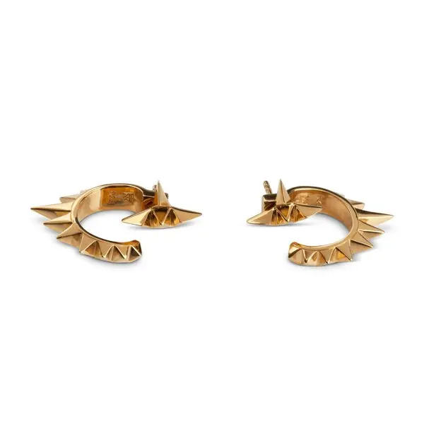 KASUN LONDON Vortex Earrings - Gold