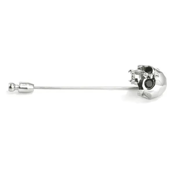 KASUN LONDON Vampire Brooch Pin - Silver