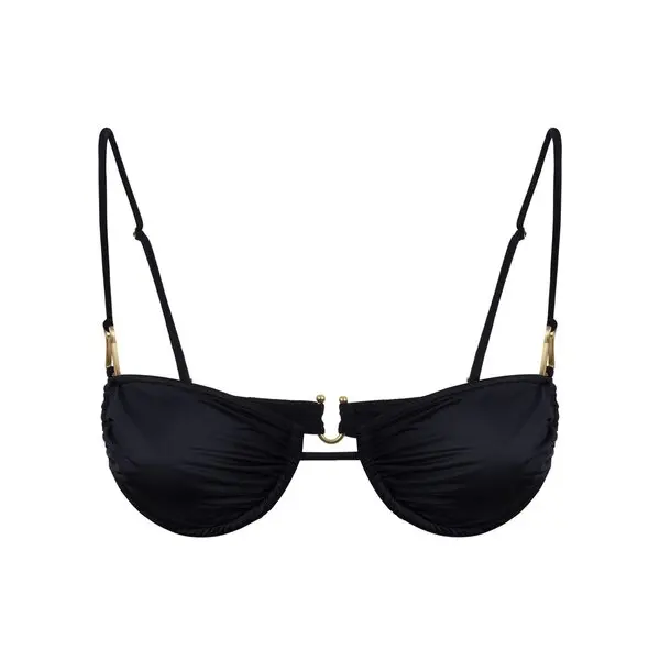 BIANCA RESORTWEAR Gala Bikini Top - Black