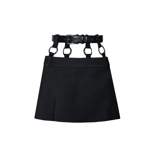 VESTIAIRE D'UN OISEAU LIBRE Rings Mini Skirt