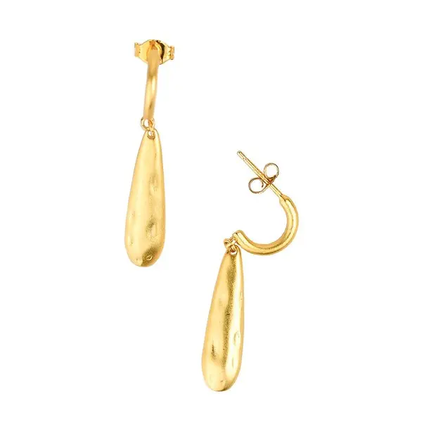 ZYNNIA COLLECTIVE Everyday Teardrop Dangles - Gold