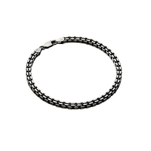 POSH TOTTY DESIGNS Sterling Box Chain Bracelet - Silver