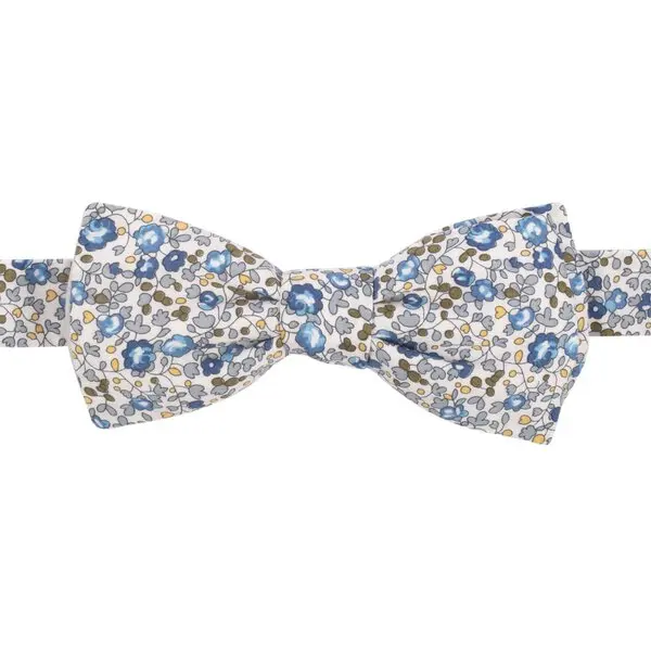 LE COLONEL Liberty Eloise Chardon Bow Tie - Blue