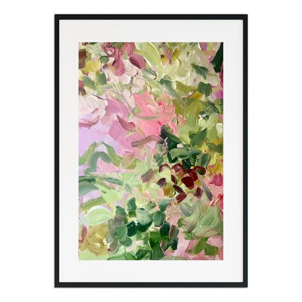 Jessica Slack Studio Fresh As A Daisy Abstract Floral Print - Green