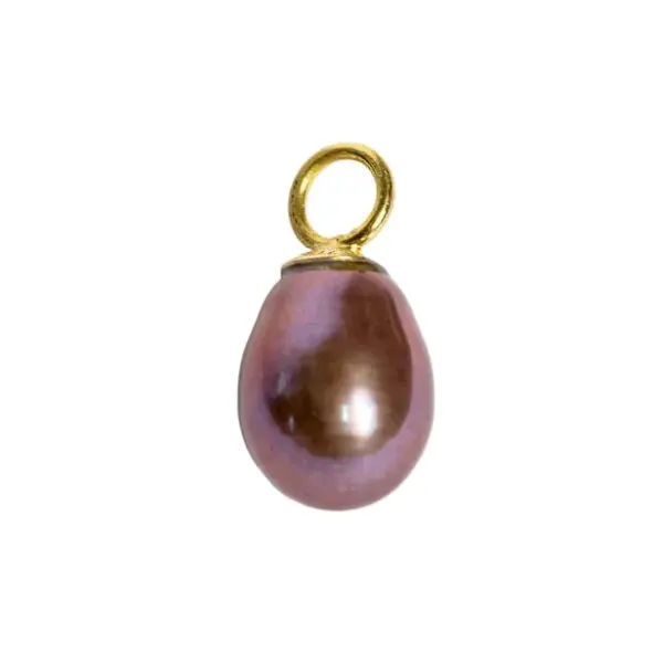 FLORENTIS JEWELLERY Freshwater Pearl Pendant Ink - Blue