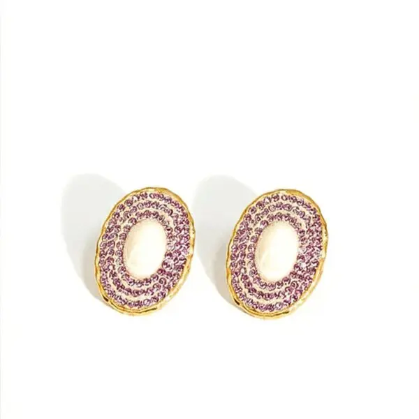 ORNARE THE LABEL Siren Earrings Blush - Gold