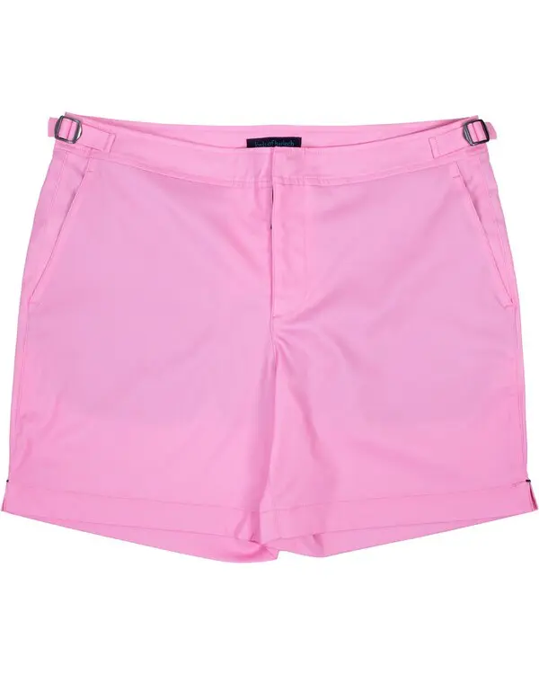 LORDS OF HARLECH Pool Oxford Swim Short - Pink