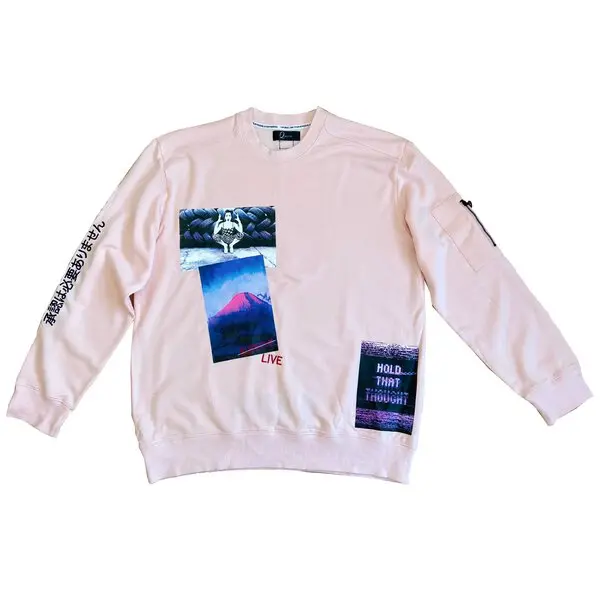 QUILLATTIRE Bamboo 'error' Sweatshirt - Pink