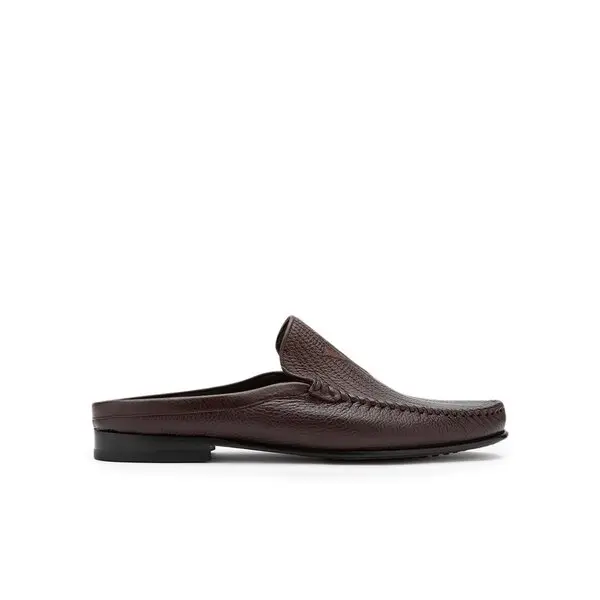 ILVI Reg Floater Leather Slipper - Brown