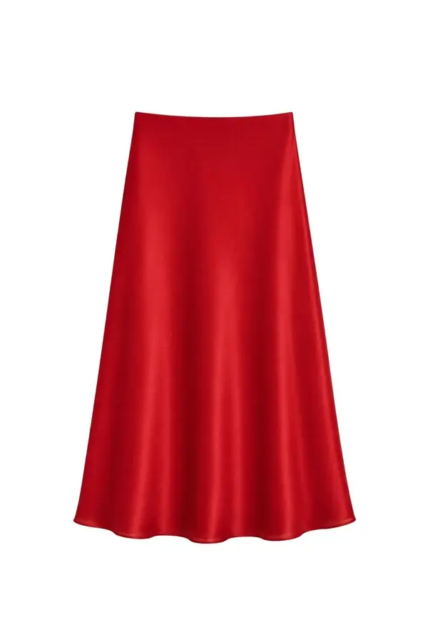 NOCTURNE Pleated Midi Skirt