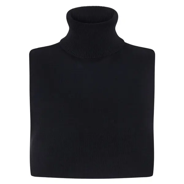 PAUL JAMES KNITWEAR Extra Fine Merino Allegra Neck Warmer - Black