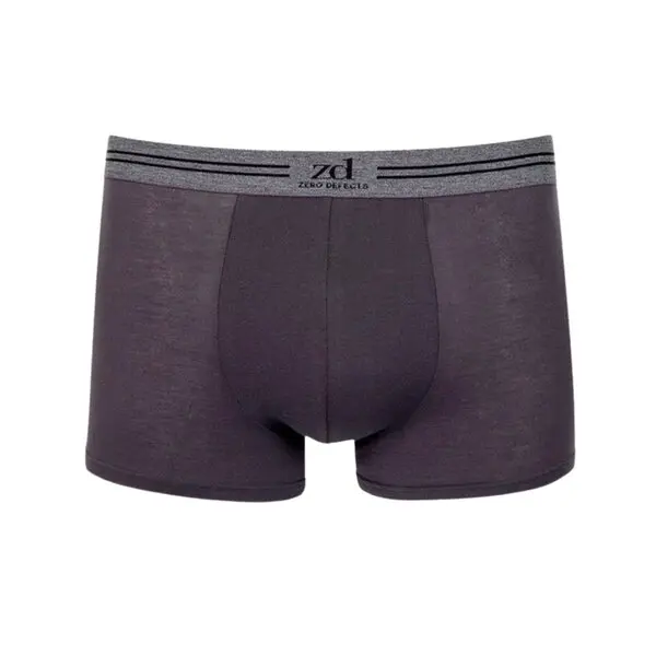 ZD ZERO DEFECTS Atenas Trunk Boxer Egyptian Cotton Comfort & Sophistication Color Anthracite - Grey