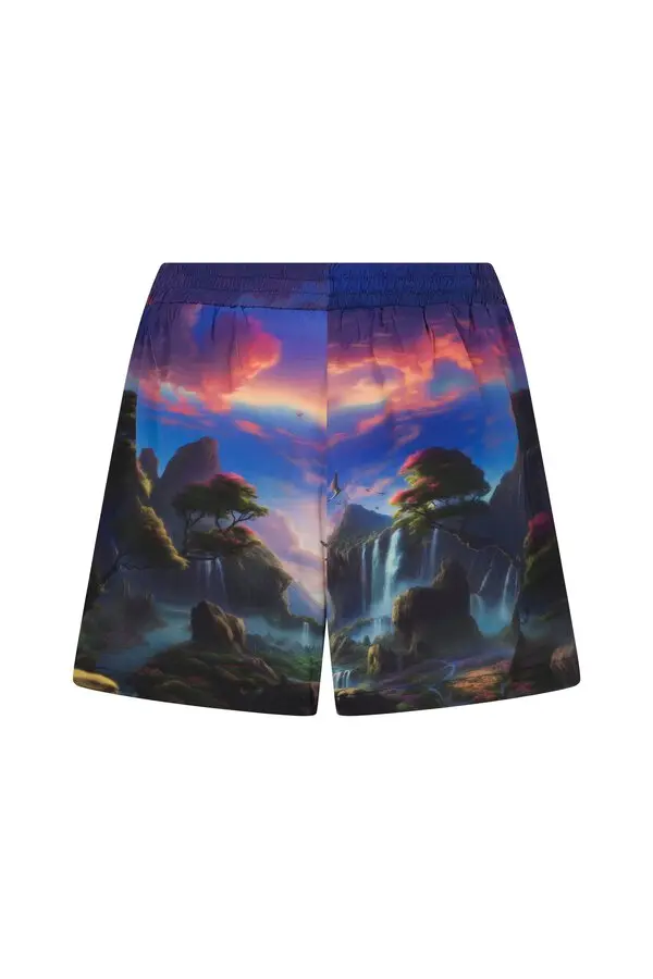 JE TE VEUX River Short - Blue
