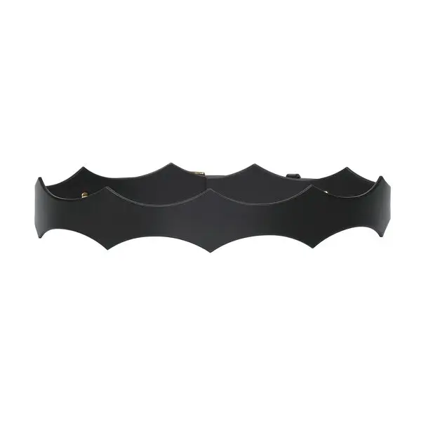 HAUTE CUIR Fynn Waist Leather Belt - Black
