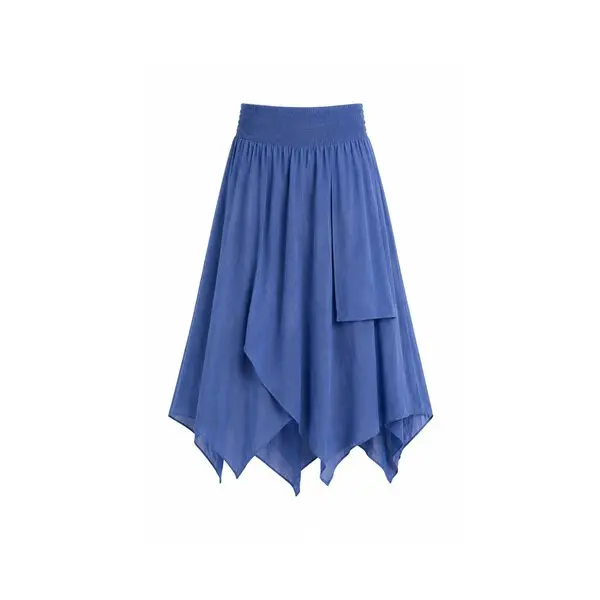 LUMINA ELIGMA Crinckle Freesize Skirt Indigo - Blue