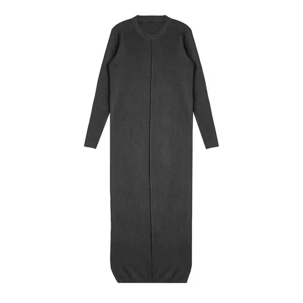 RAVE ON TREND Knitted Maxi Dress - Grey