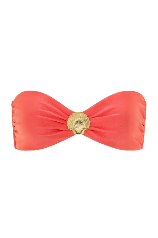 ADRIANA PAPPAS DESIGNS Capri Top Coral Quartz - Orange