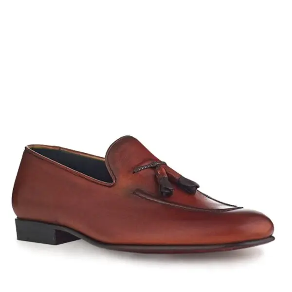 MARIANO SHOES Tunes Loafers Dark Cognac - Brown